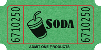1" x 2" Soda Roll Tickets from Admit One Products - Event Ticket ...