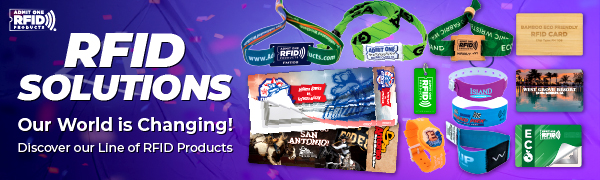 Event Ticket Printing, Wristbands, Badges, and More from Admit One Products
