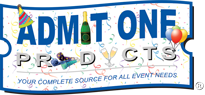 Event Ticket Printing, Wristbands, Badges, and More from Admit One Products